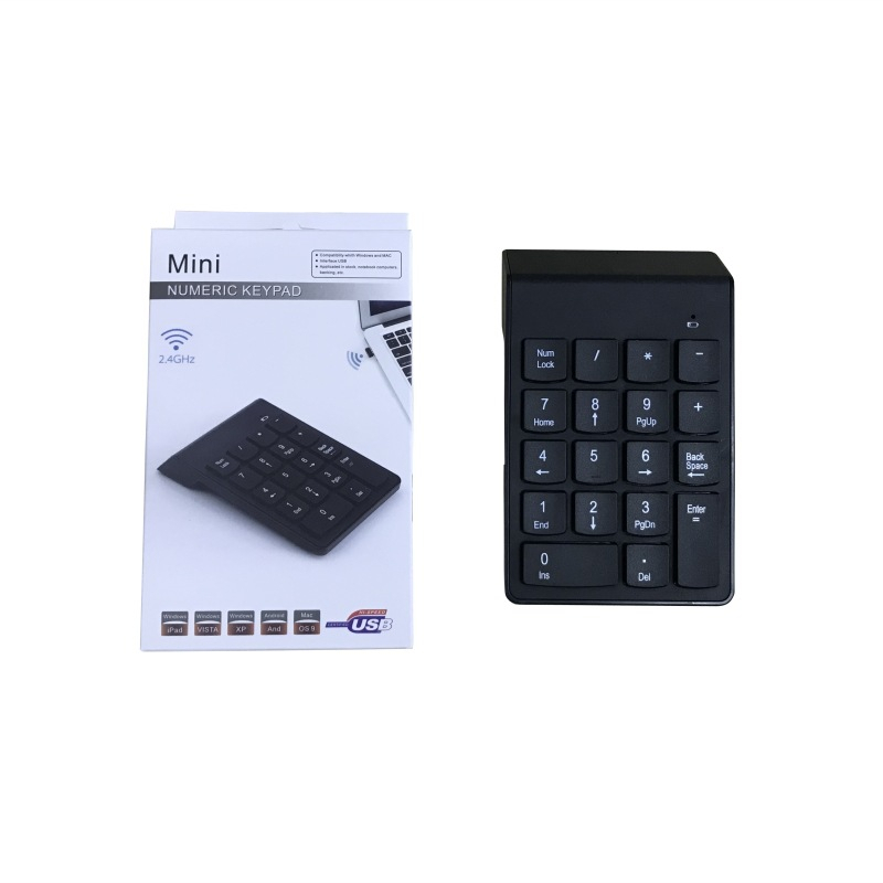 [local seller] wireless keyboard Numeric Keypad Mini Number Pad Numpad 18 Keys Keyboard for ...