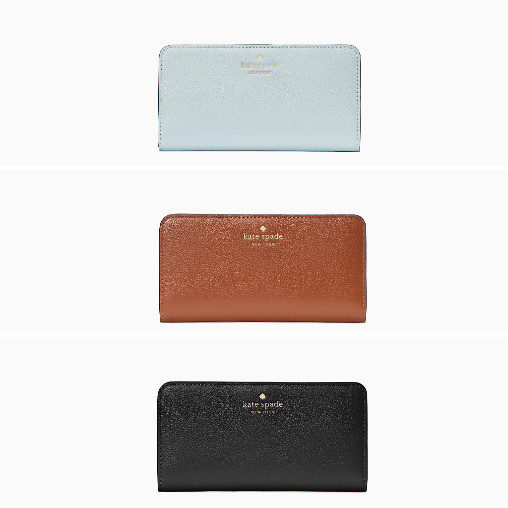 Kate Spade Bailey Large Slim Bifold Wallet | Shopee Singapore
