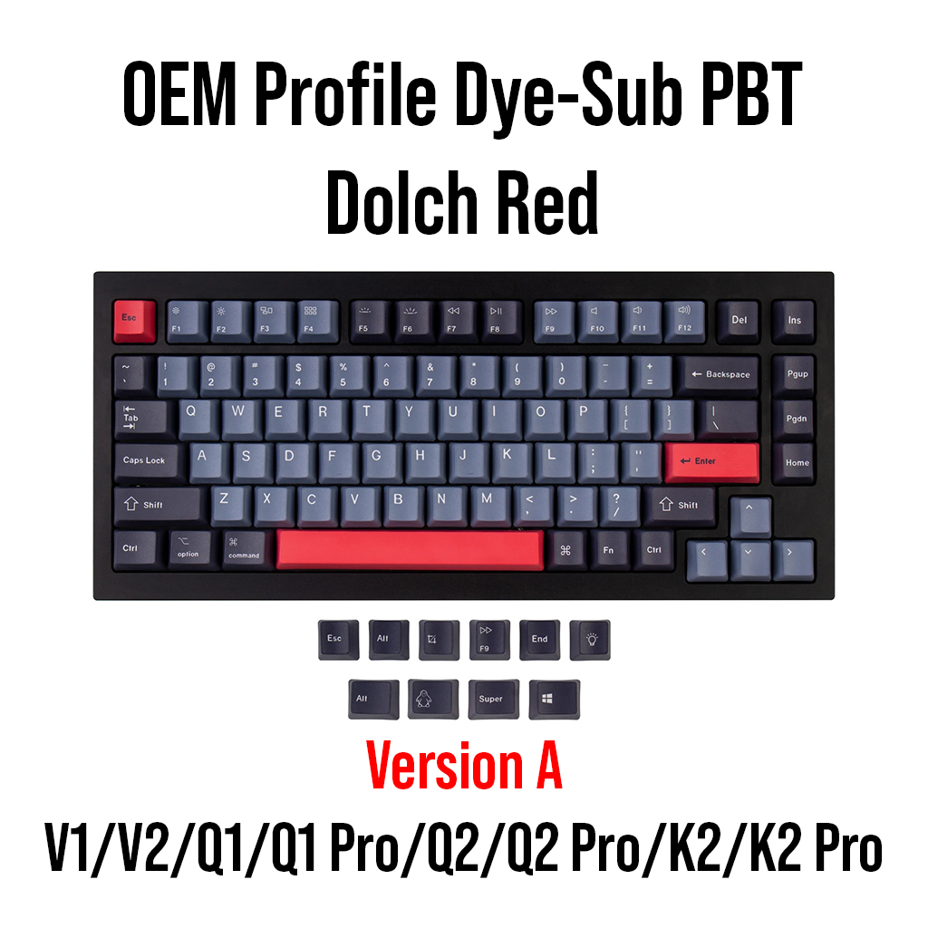 Keychron Keycaps K/V/Q PBT OEM XDA OSA Cherry K2/K4/K6/K8/K10/K12/Q1/Q2 ...