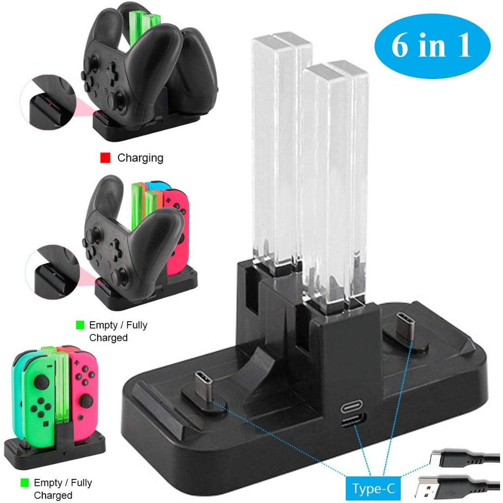 FastSnail Controller Charger for Nintendo Switch & OLED Console for ...