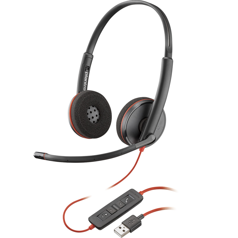 (ALLSTARS : Promo) Poly / Plantronics Blackwire 3220 USB-C Headphone ...