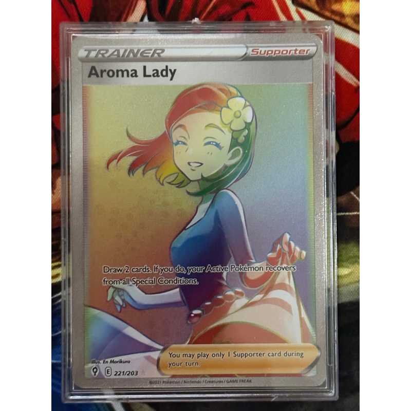 Pokémon Evolving Skies - Trainer Aroma Lady | Shopee Singapore