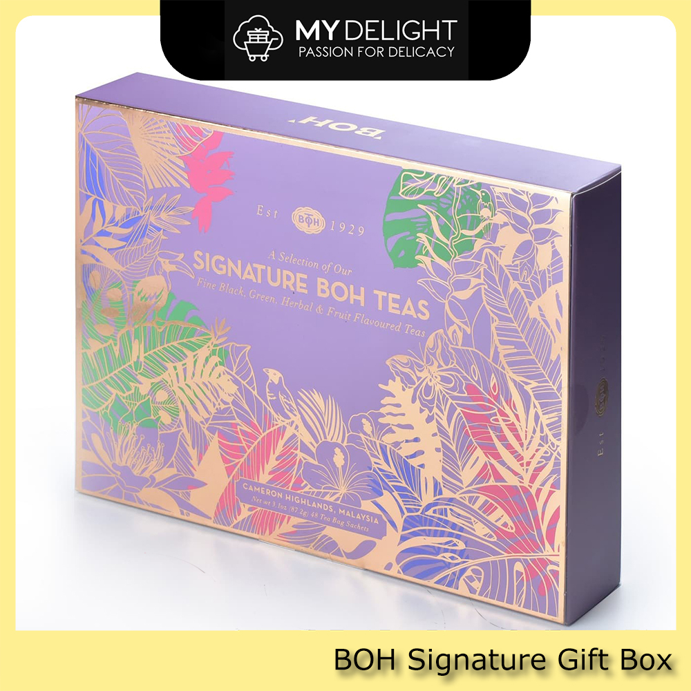 BOH Signature Tea Gift Box Set Giftbox Gold Blend Seri Songket ...