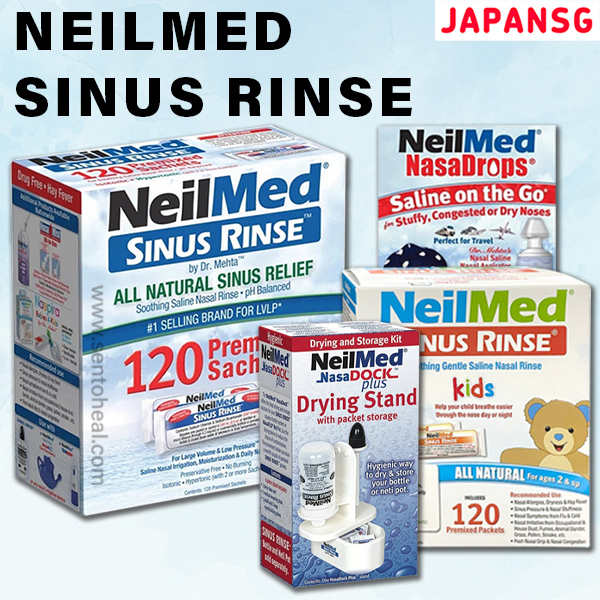 Neilmed Sinus Rinse Adult Premixed Sachets - Nasal Wash/ Kids/ Drying ...