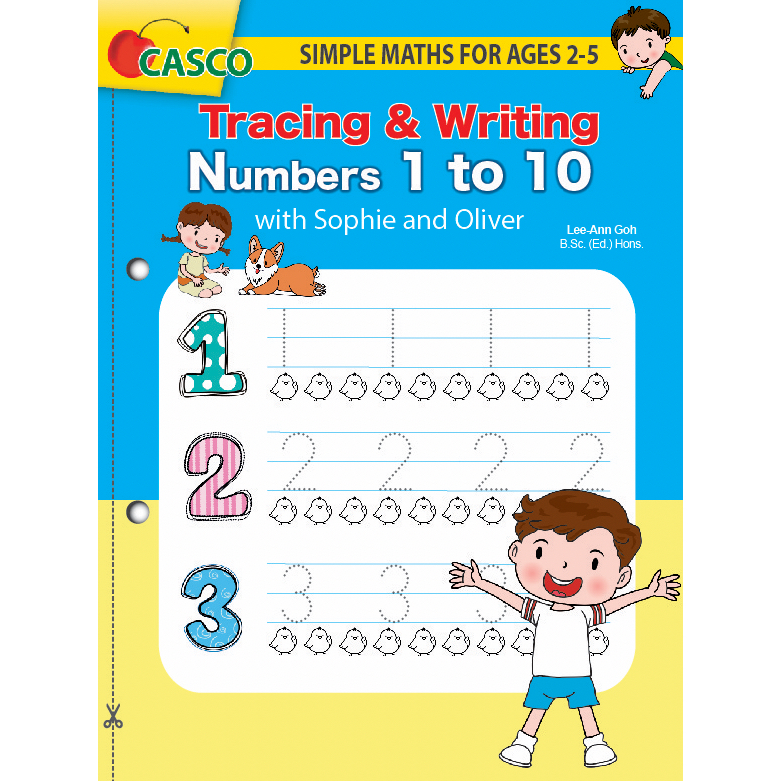 Simple Maths for Ages 2-5: Tracing and Writing Numbers 1 to 10 | Shopee ...
