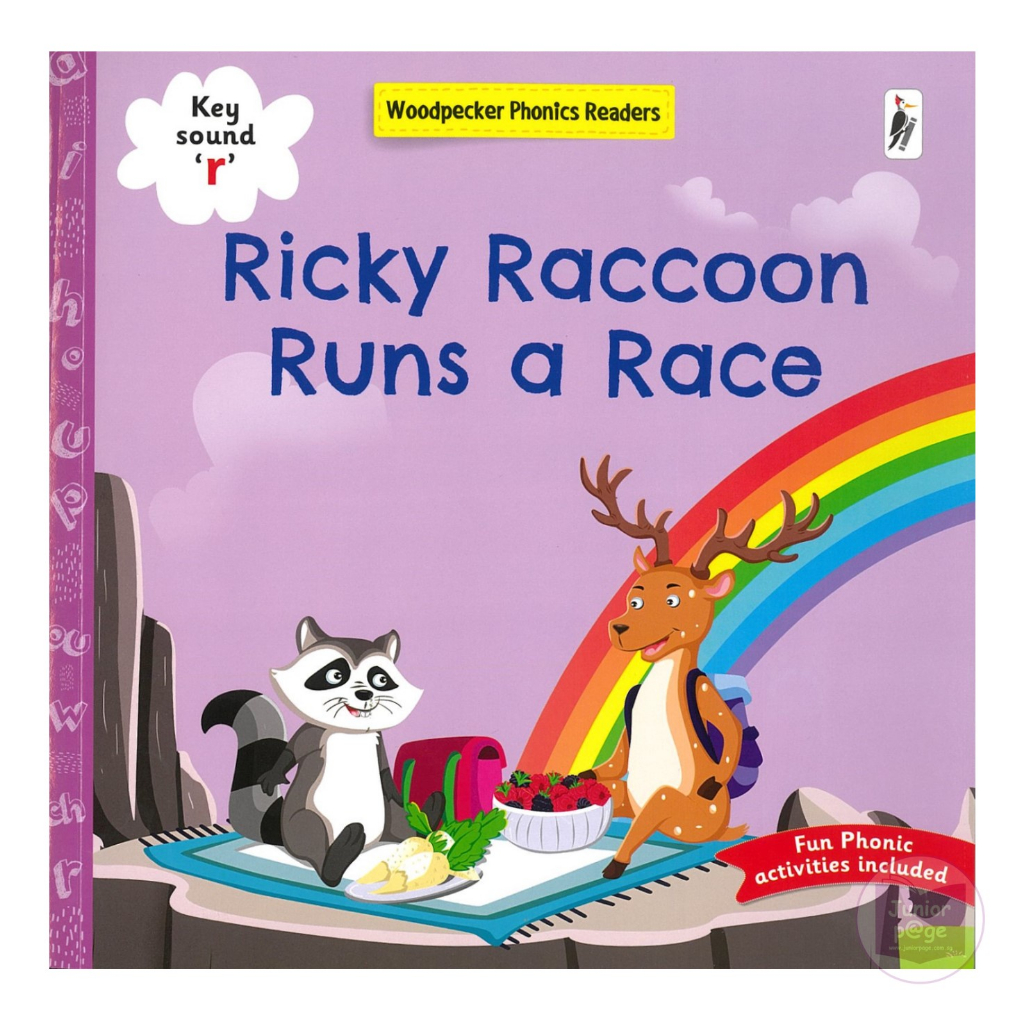 Woodpecker Phonics Readers Ricky Raccoon Runs a Race (Key sound 'r ...