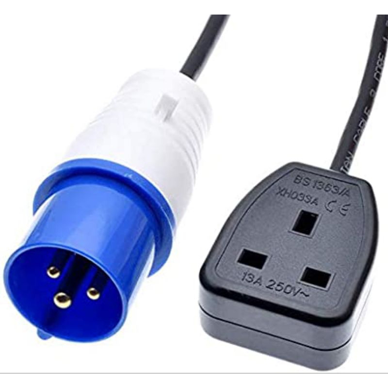 {fast delivery}CEE 3pin 16 Amp/32 Amp to UK 13A Plug Conversion Cable ...