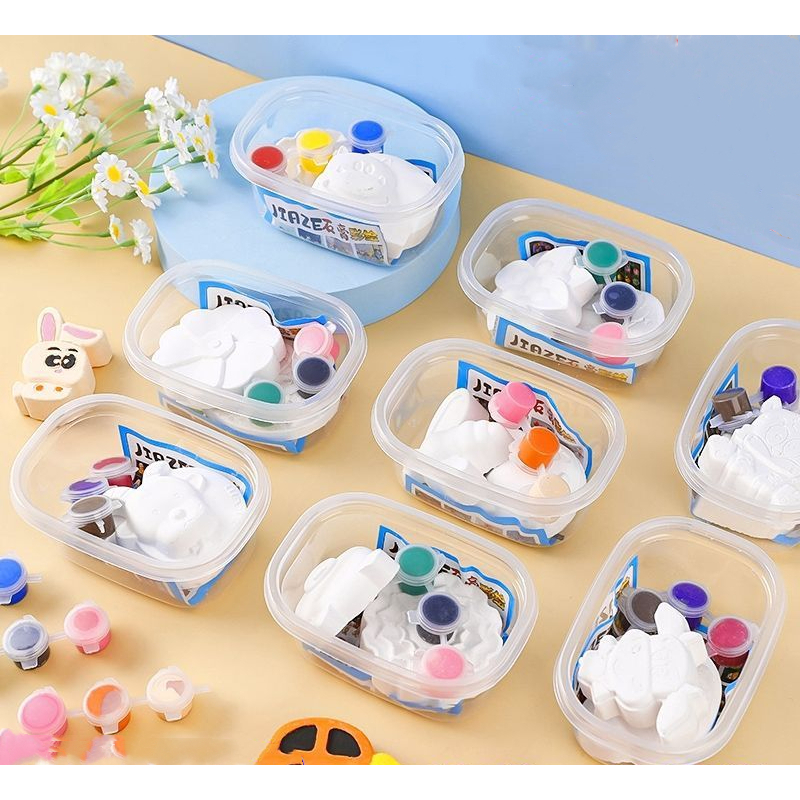 Creative DIY Hand Painted Plaster doll For Children's Day Birthday ...