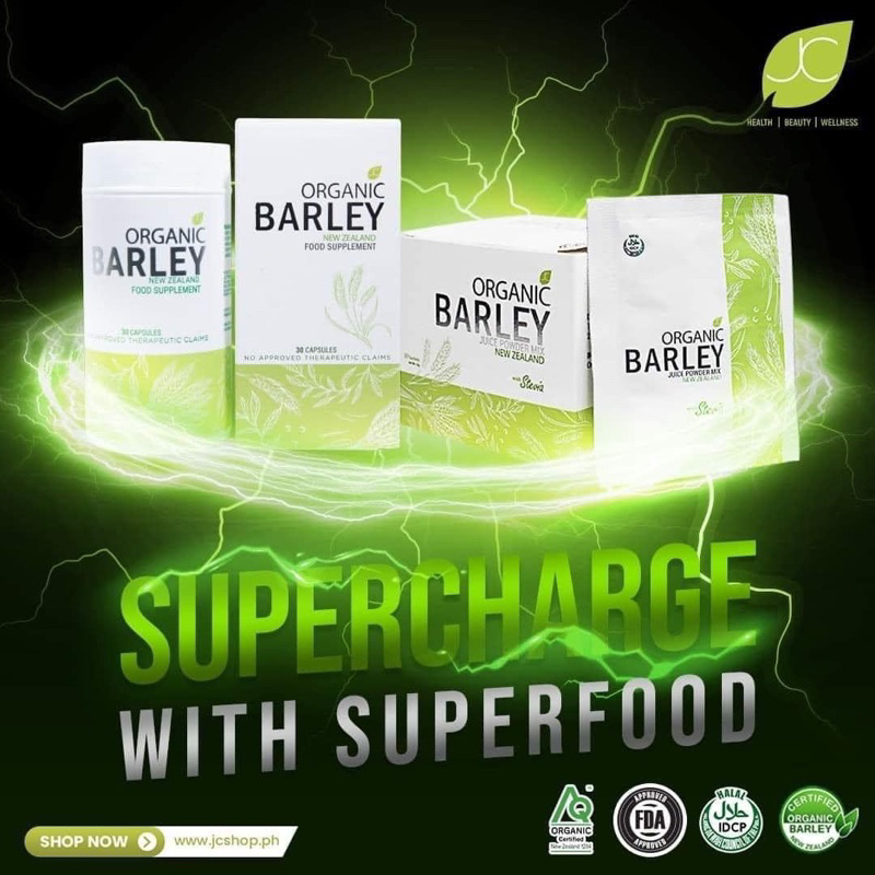 JC Organic Barley Juice and Capsule Barley Grass Powder in stock SG ...
