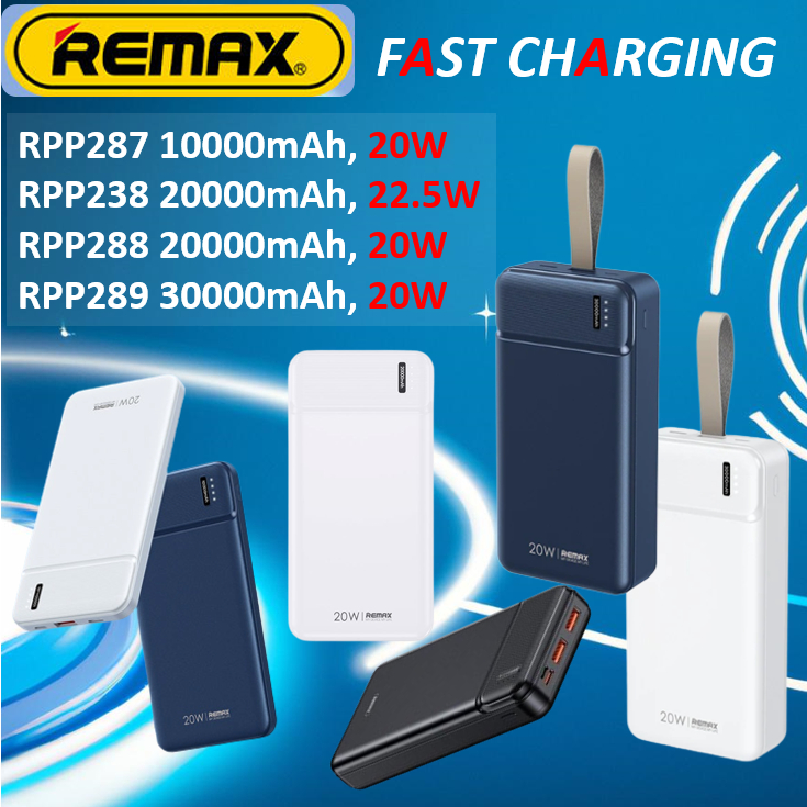 [Local Stock] REMAX QC+PD Power Bank Quick Charge Power Delivery ...