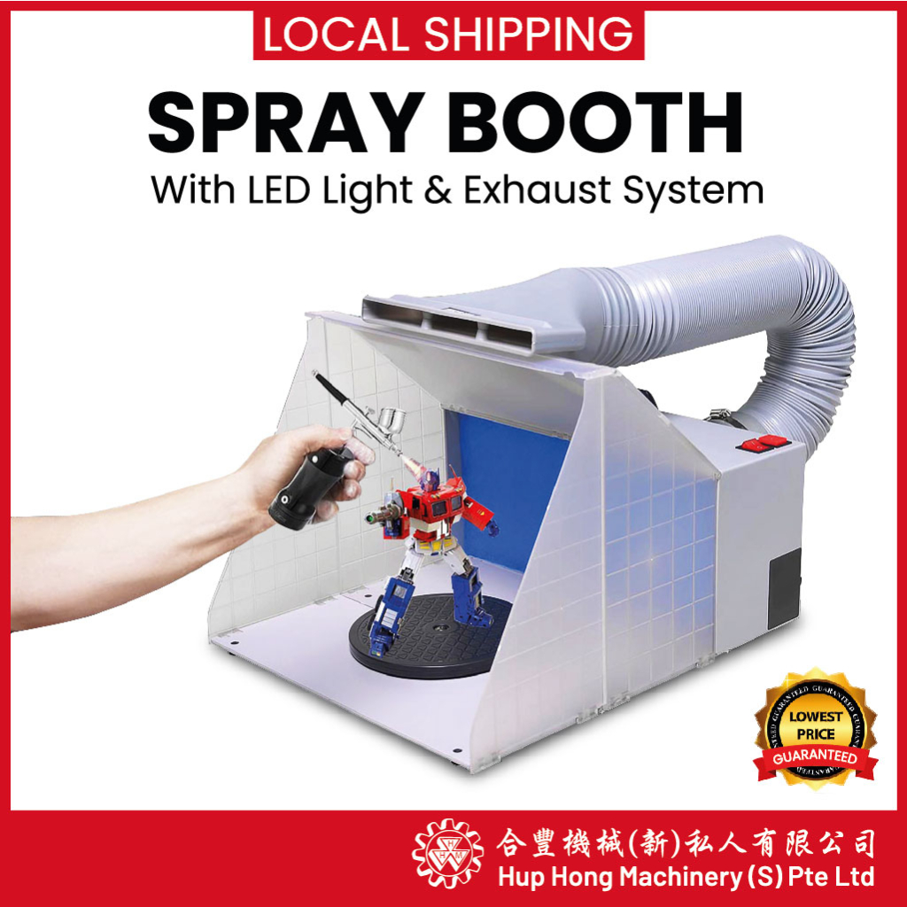 HAOSHENG HS E420DCLK Foldable Spray Booth with LED Light & Exhaust ...