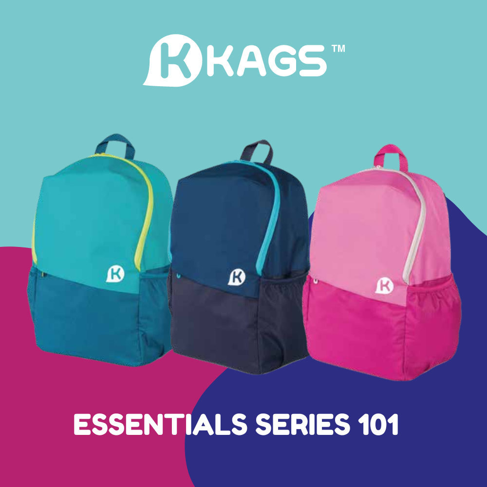 KAGS ESSENTIALS 101 Multifunctional Lightweight School Backpack for ...