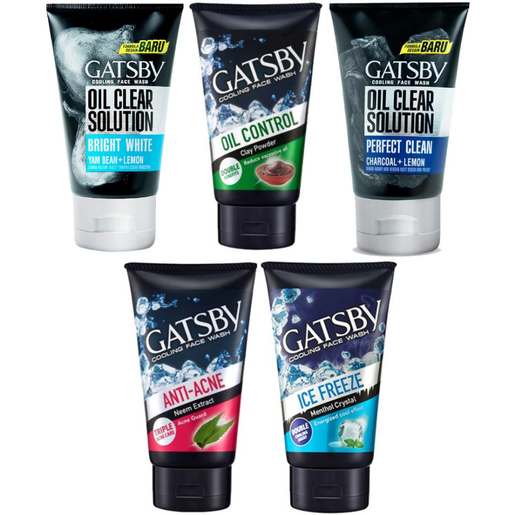 (BUNDLE OF 5) GATSBY COOLING FACE WASH 100G - BEAUTY LANGUAGE | Shopee ...