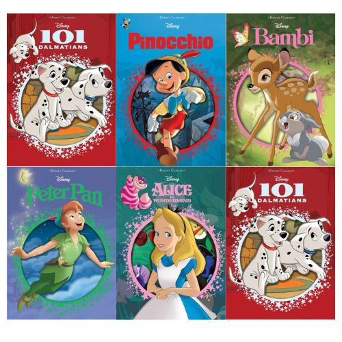 Disney Bambi/101 Dalmatians/Alice in Wonderland/Peter Pan/Pinocchio ...