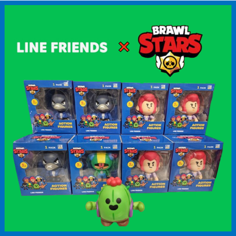 Line Friends Brawl Stars Action Figure 11cm | Shopee Singapore