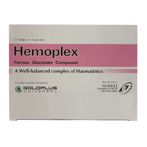 Hemoplex Ferrous Gluconate Compound 90's | Shopee Singapore