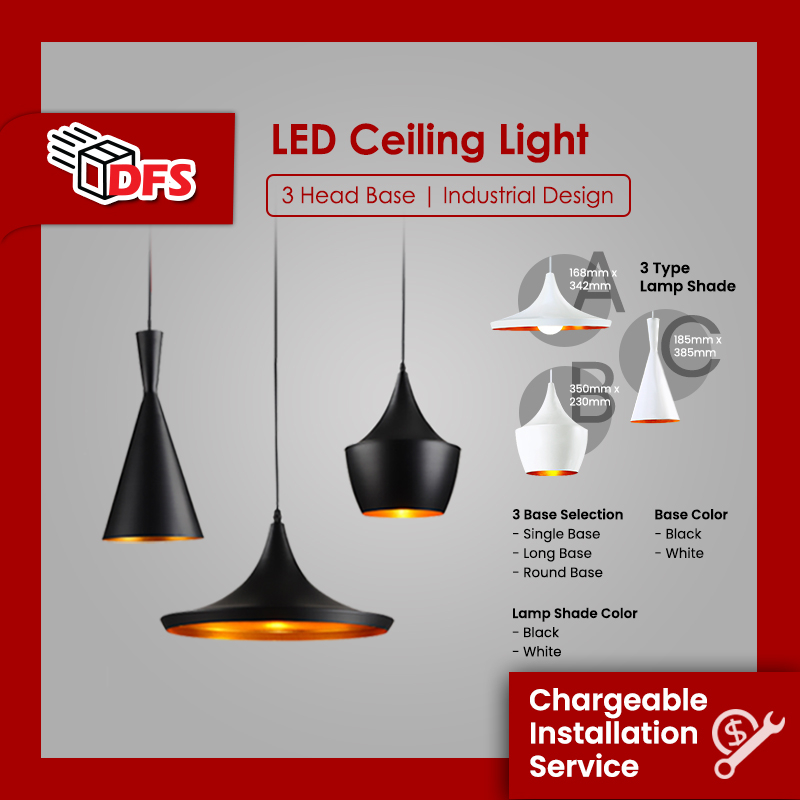 DFS LED LIGHT /Pendant/Hanging/Dining Light Industrial Contemporary ...