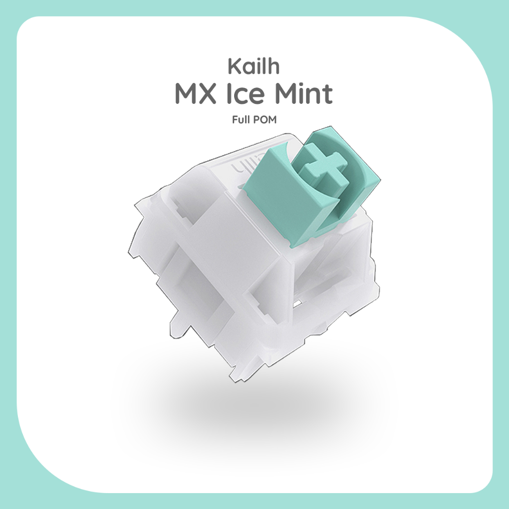 [Authentic] Kailh MX Ice Mint Full POM Linear Switch for Mechanical ...
