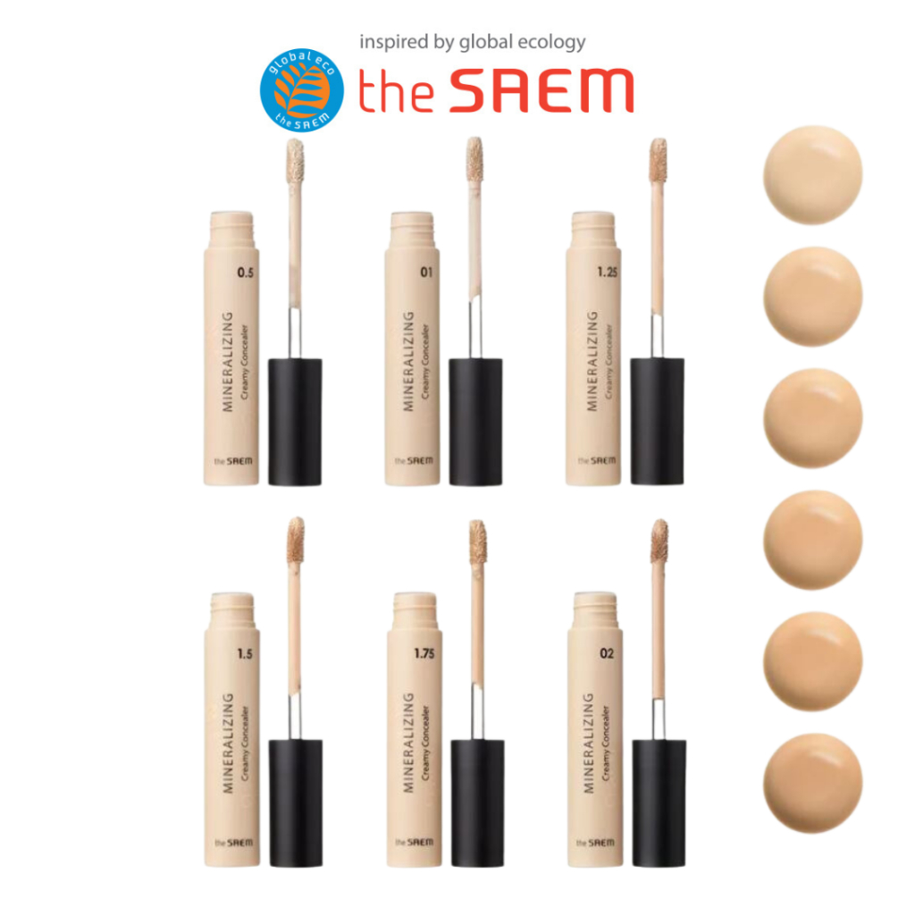 [the SAEM] Mineralizing Creamy Concealer SPF30 PA++ (6 Colors) | Shopee ...