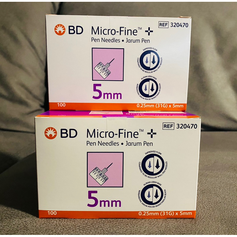 (READY STOCK IN SG) BD Micro Fine Pen Needles 5mm x 31G 100s | Shopee ...