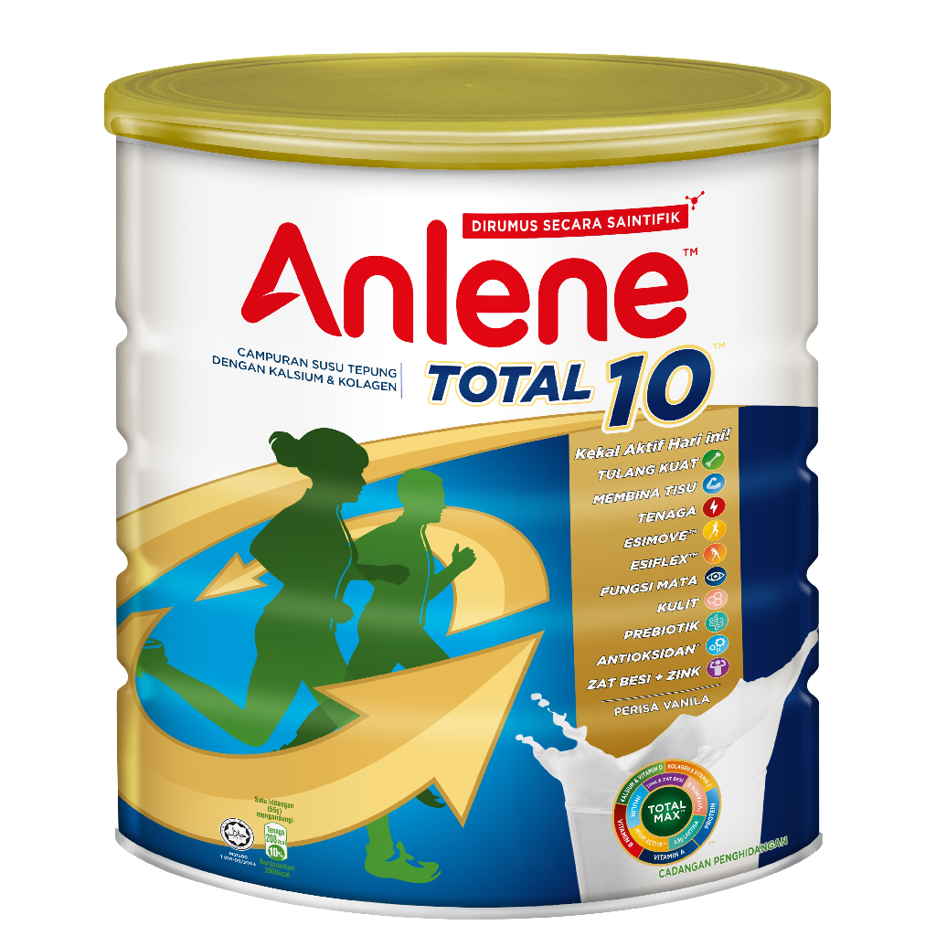 ANLENE TOTAL 10 NUTRITIONAL MILK POWDER - 800g | Shopee Singapore