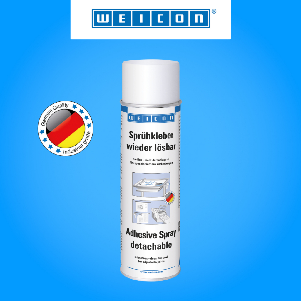 WEICON Spray Adhesive Detachable 500 ml | Universal Adhesive For ...