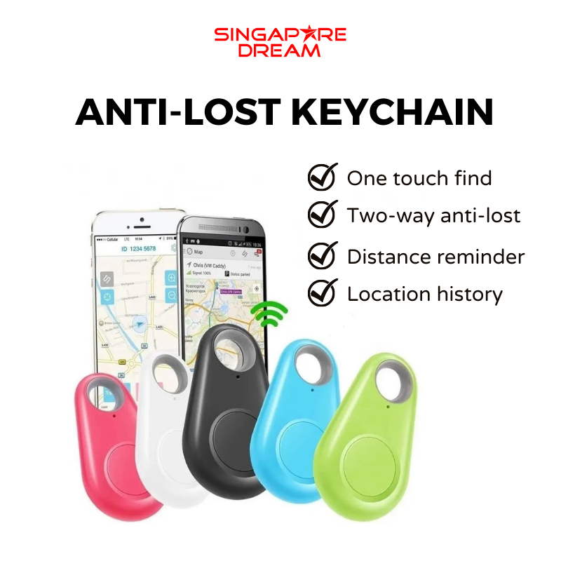 Wireless Anti Lost Keychain - Smart Mini Bluetooth Finder GPS Tracker ...