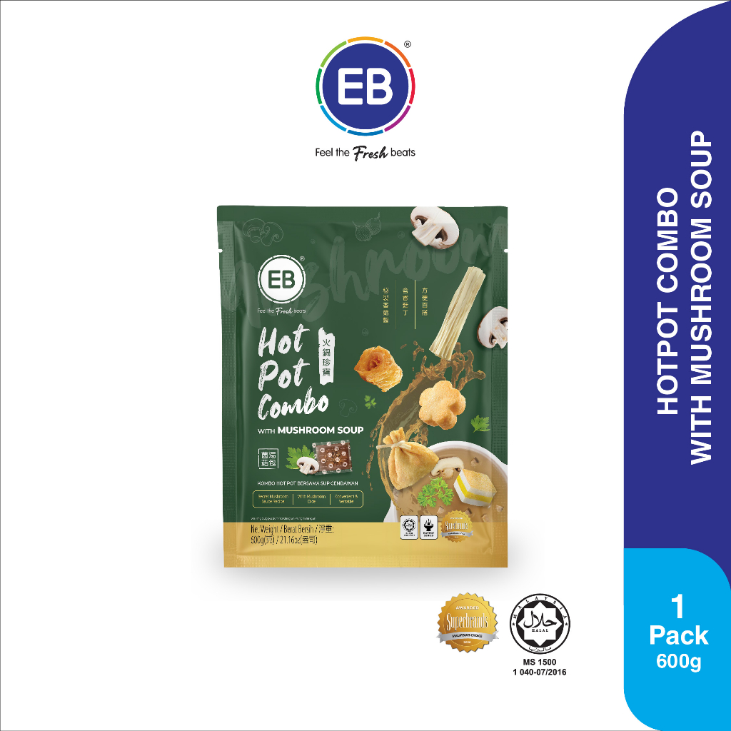 Hotpot Combo (Mushroom Soup) | EB Food | 火锅珍宝 (菌汤) | Frozen Food ...