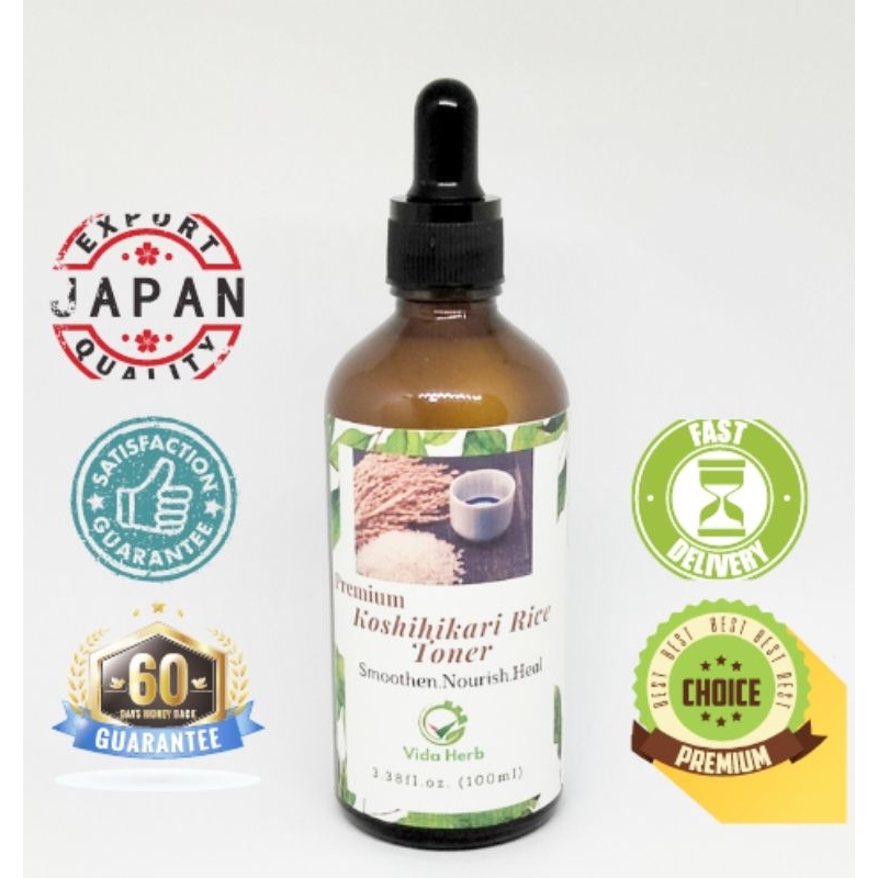 Premium Japan Koshihikari Rice Toner-100ml | Shopee Singapore