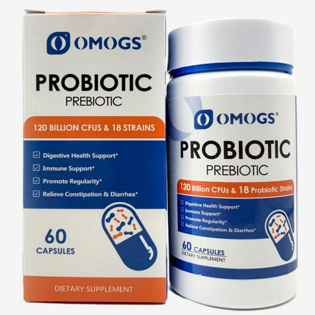 OMOGS probiotics supplement-120 Billion CFUs-for women, man, adult-for ...
