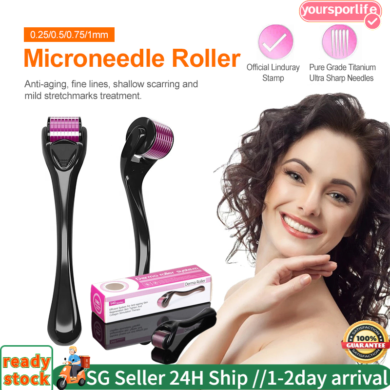 [SG STOCK Upgraded Box] 0.25-1mm 540 Microneedle roller Micro Needle ...