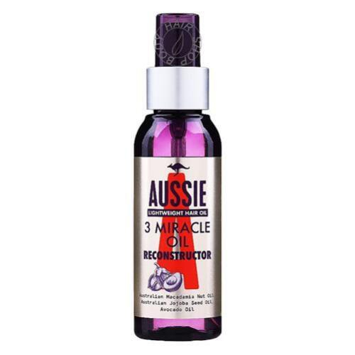 Aussie Hair Oil 3 Miracle Oil Reconstructor Lightweight Treatment Serum ...