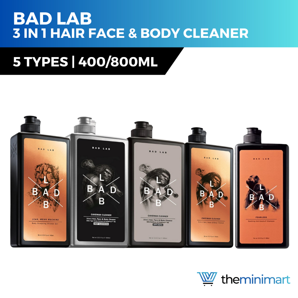 BAD LAB Hair Face & Body Cleaner 400ml/800ml - Classic / Anti Aging ...