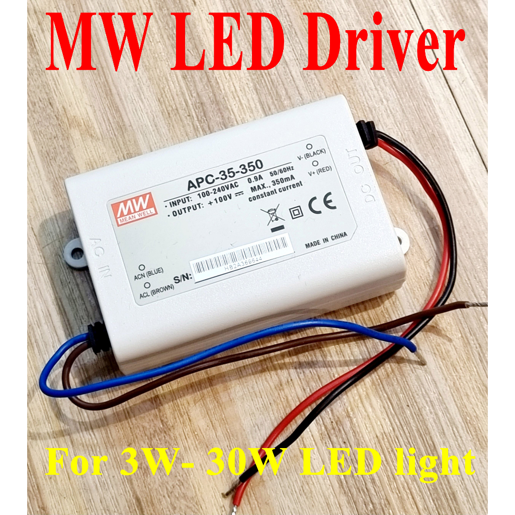 MW LED DRIVER LED Driver Singapore LED Driver 350mA LED Driver 3W- 30W ...