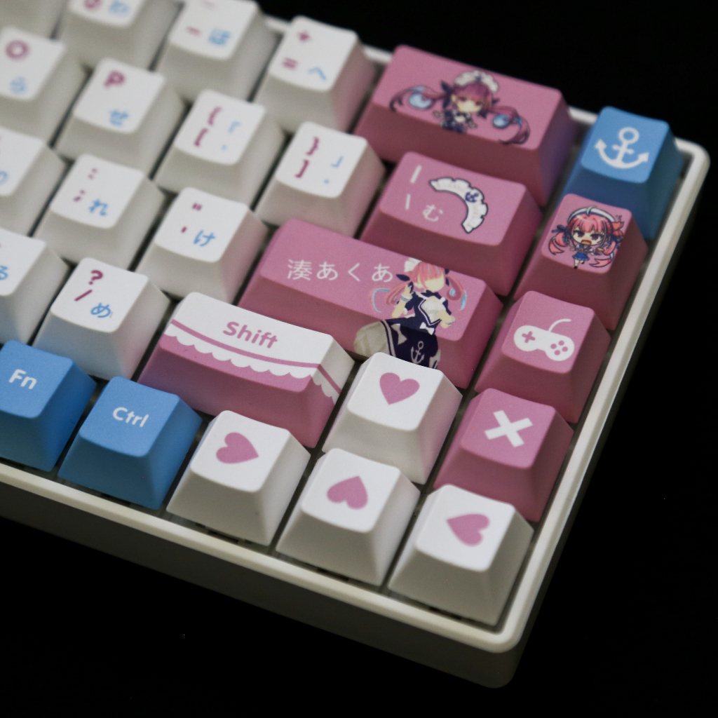 Vtuber Hololive JP Minato Aqua Theme PBT Keycaps | Shopee Singapore