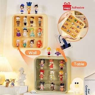 Wall Acrylic Popmart Display Box 3 Layers Blind Box Figurines Display ...
