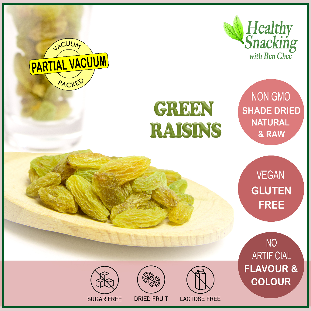 NON-GMO, Green Raisin, (A-Grade), 250g/500g/1kg | Shopee Singapore