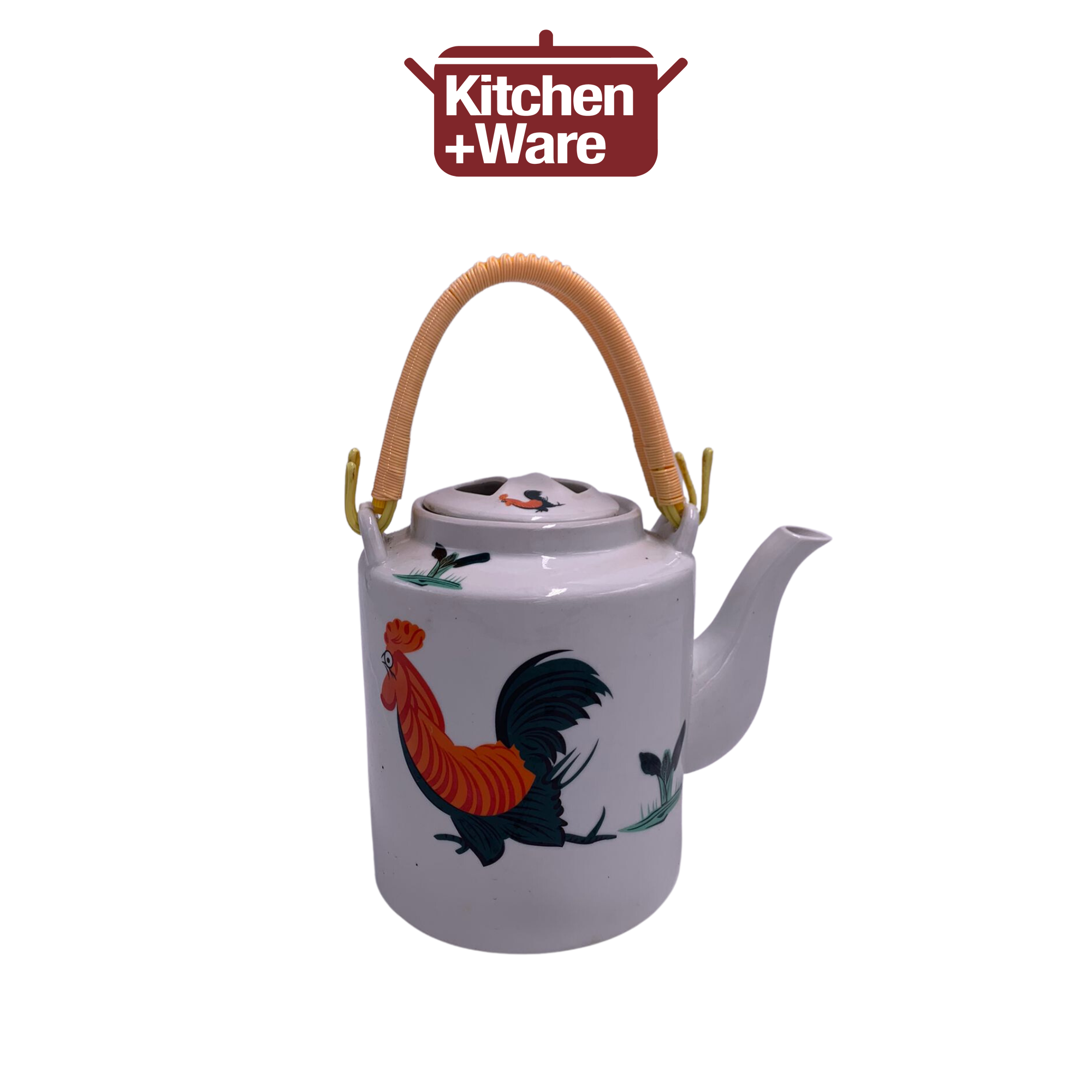 Chinese Retro Nostalgic Rooster Ceramic Teapot | High Temperature ...