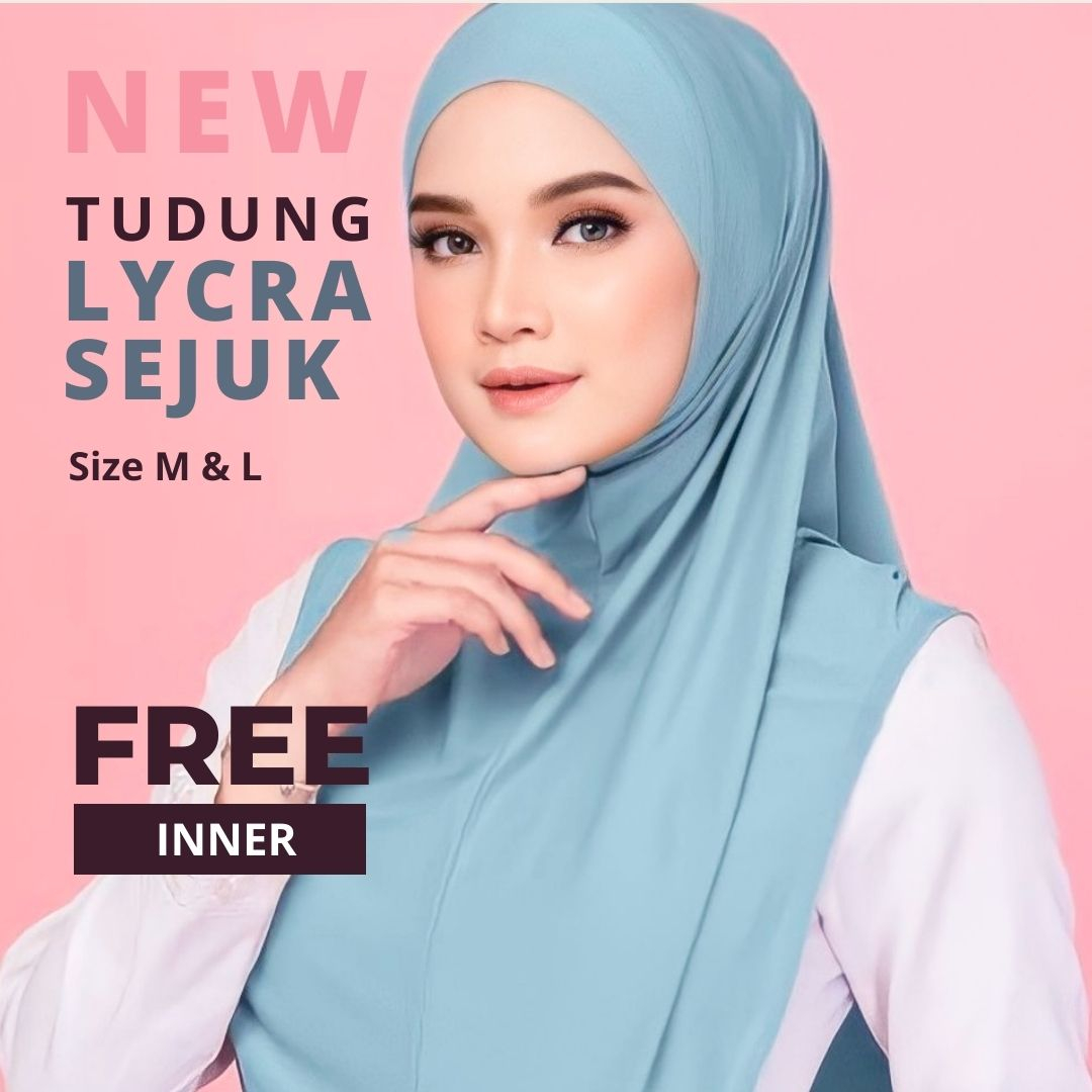 TUDUNG SYRIA LYCRA SEJUK INSTANT IRONLESS OPAQUE SLIP ON HIJAB | Shopee ...