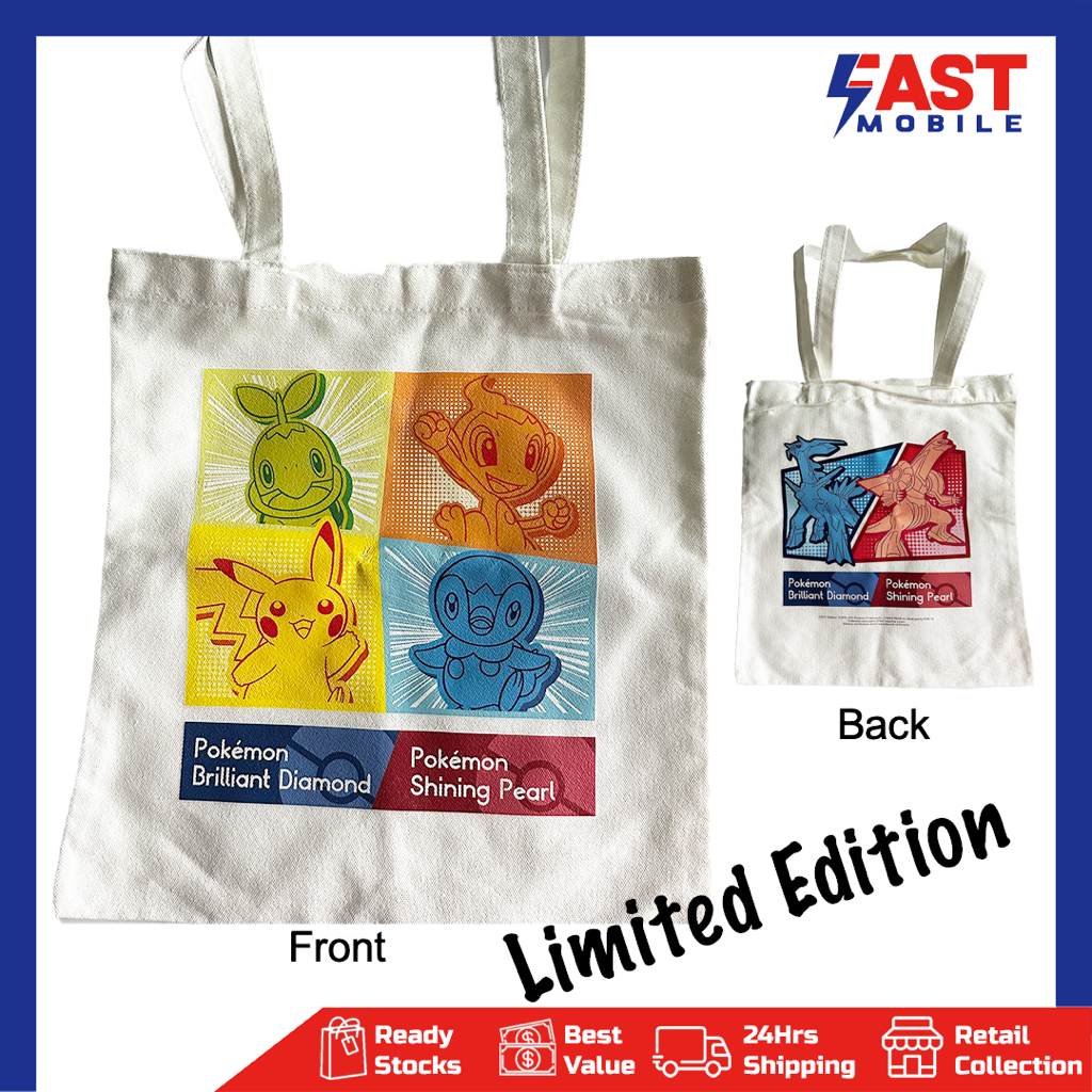 Pokemon Tote Bag ️ Limited Edition ️ ♻️#Recycle bag ♻️#Tote Bag ...