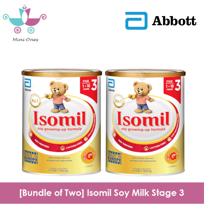 [Bundle of Two] Isomil Stage 3 Soy Growing-Up Formula 850g (1 - 10 Y/O ...