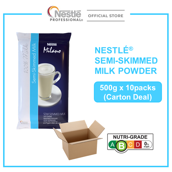 (Carton Deal) NESTLÉ® Semi Skimmed Milk Powder - 500g x 10packs ...