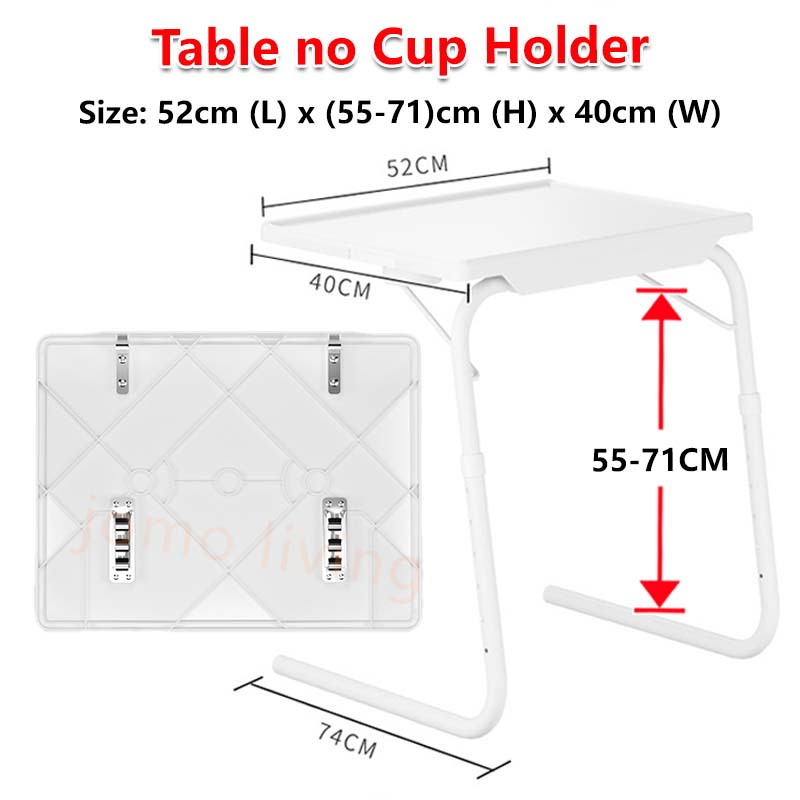 Height Adjustable HDPE Beside Table Folding Computer Desk Lifting Multi ...