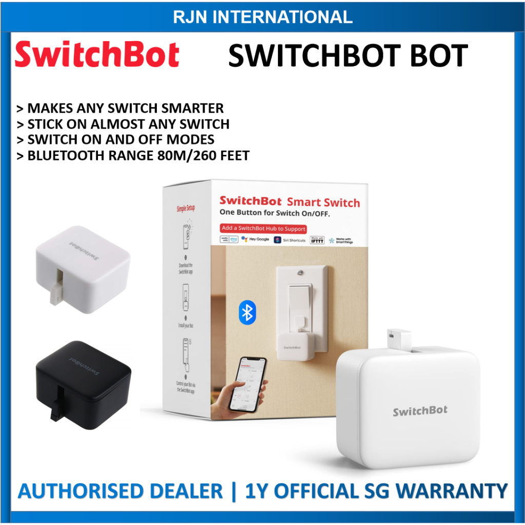 SwitchBot Bot Switch Button Pusher Wireless control switch, Makes any ...