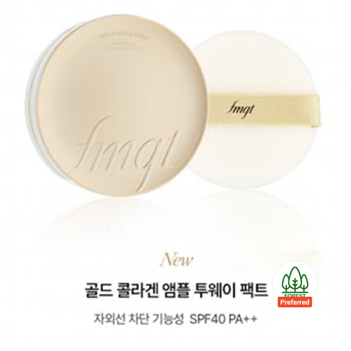 [The Face Shop] fmgt Gold Collagen Ampoule Two-Way Pact [SPF30/PA++ ...