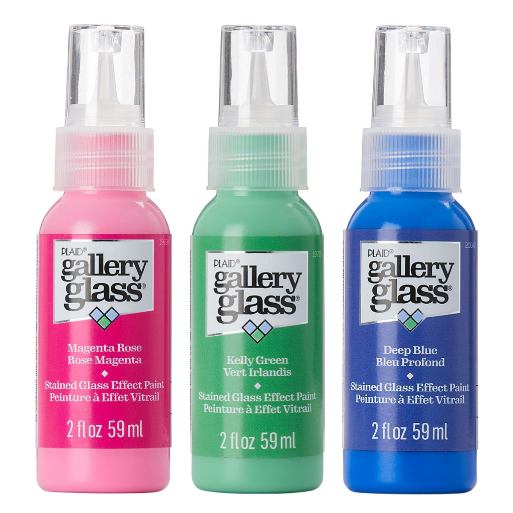 Plaid Gallery Glass Stained Glass Effect Paint 2oz 2927172XXXXXX (41 ...