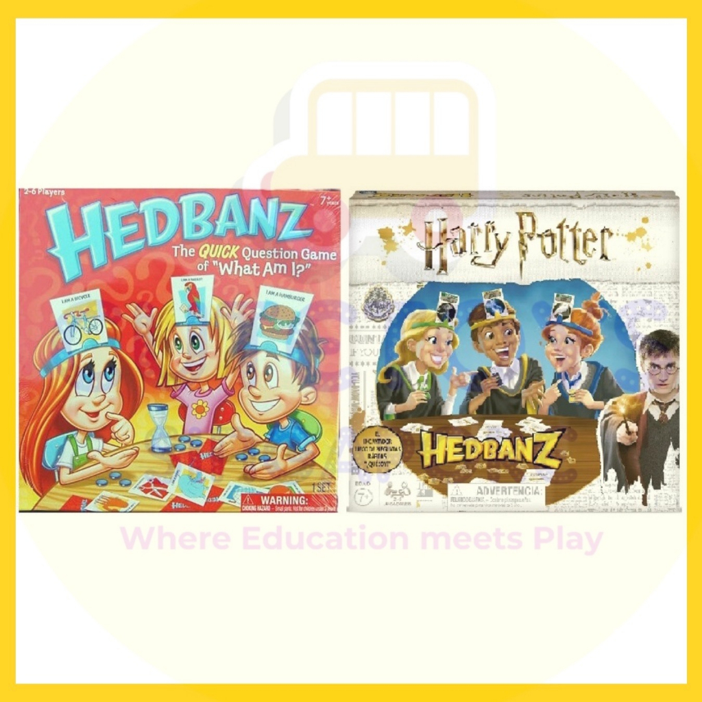 [SG LOCAL STOCK] Hedbanz Card Board Game Hedbanz Word Puzzle Game Party ...