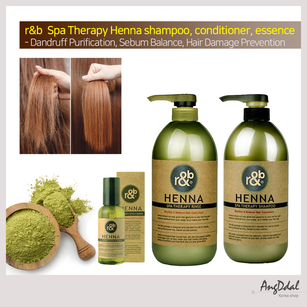 Spa Therapy Henna Hair Care Shampoo with Natural Ingredients for ...