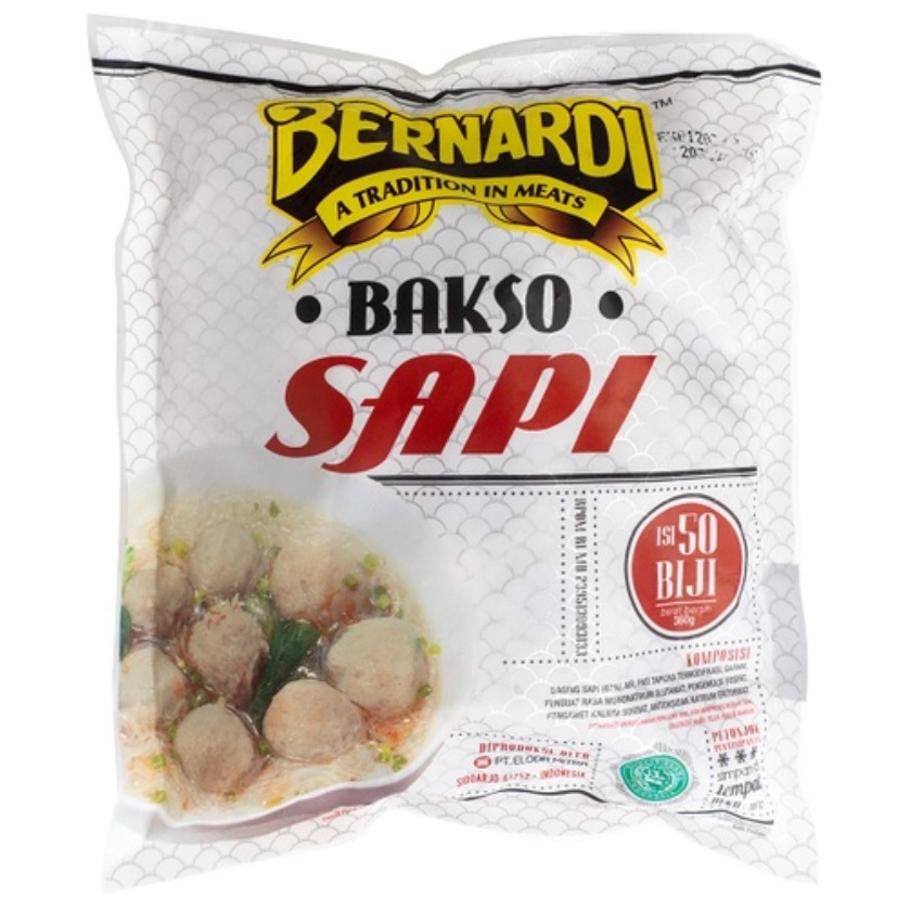 BERNARDI Bakso Sapi 50s kecil / Baso Sapi Asli / Indonesia Beef ...