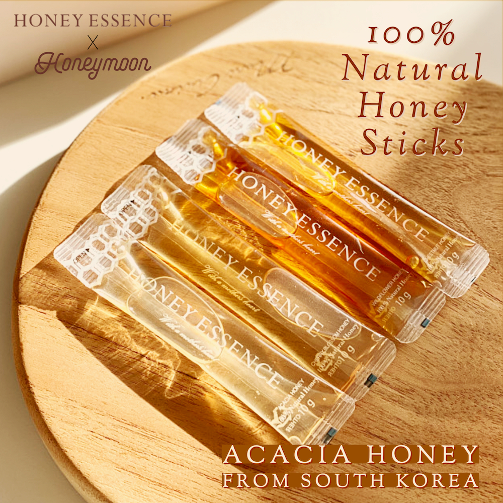 [Honey Essence] Korean Natural Acacia Honey, 10 sticks, 100g (10g each ...